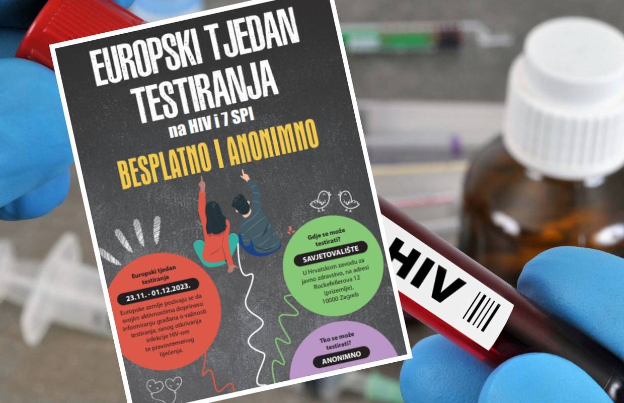 Besplatno testiranje na HIV i spolno prenosive bolesti | 24sata