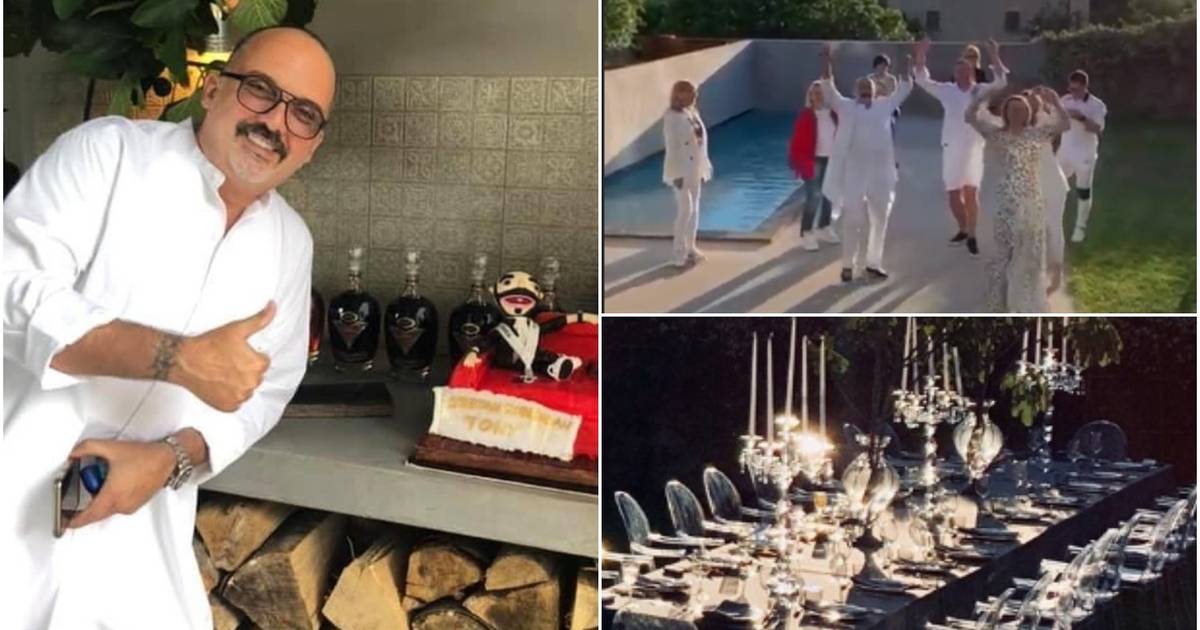 Tony Cetinski proslavio rođendan u rodnoj Istri: Plesali su uz bazen ...