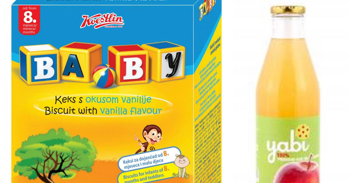 Koestlin baby keksi i Yabi sok od jabuke su rizik za zdravlje | 24sata