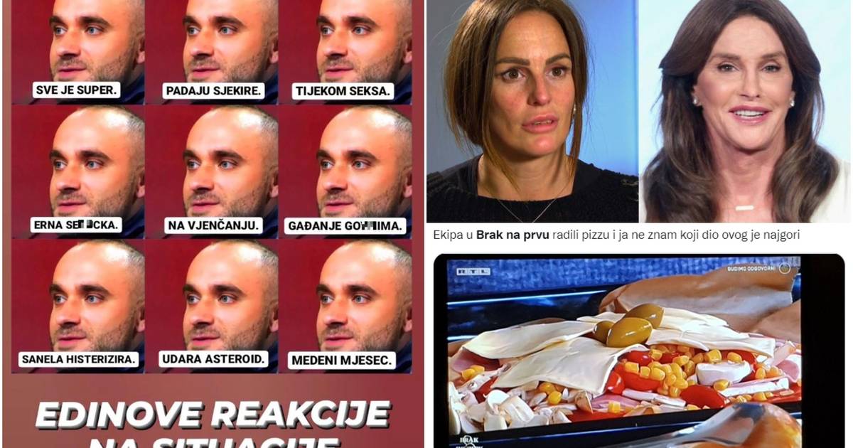 Najbolji memeovi o 'Braku na prvu': Jasmin u obitelji Addams, a Sanela ...
