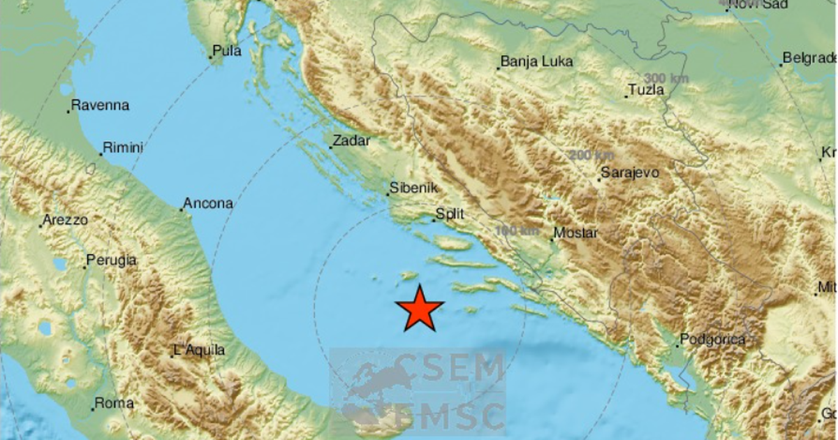 Još jedan potres na Jadranu, ovaj put je epicentar blizu Splita | 24sata