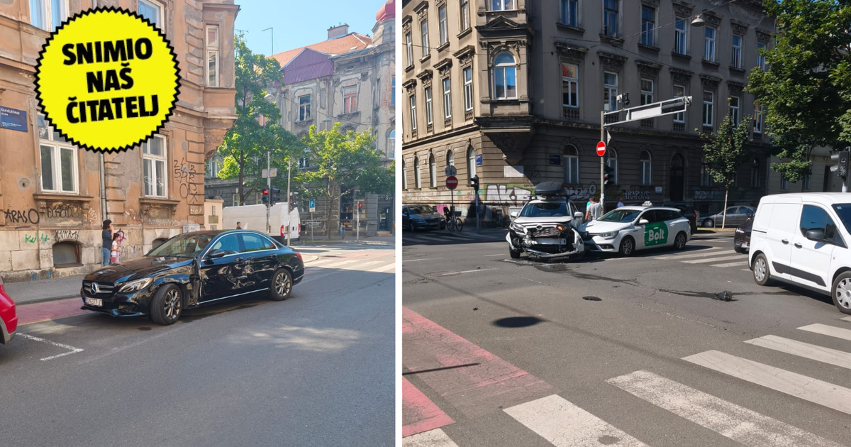 FOTO Teška nesreća u Zagrebu: 'Vidio sam tri razbijena auta' | 24sata