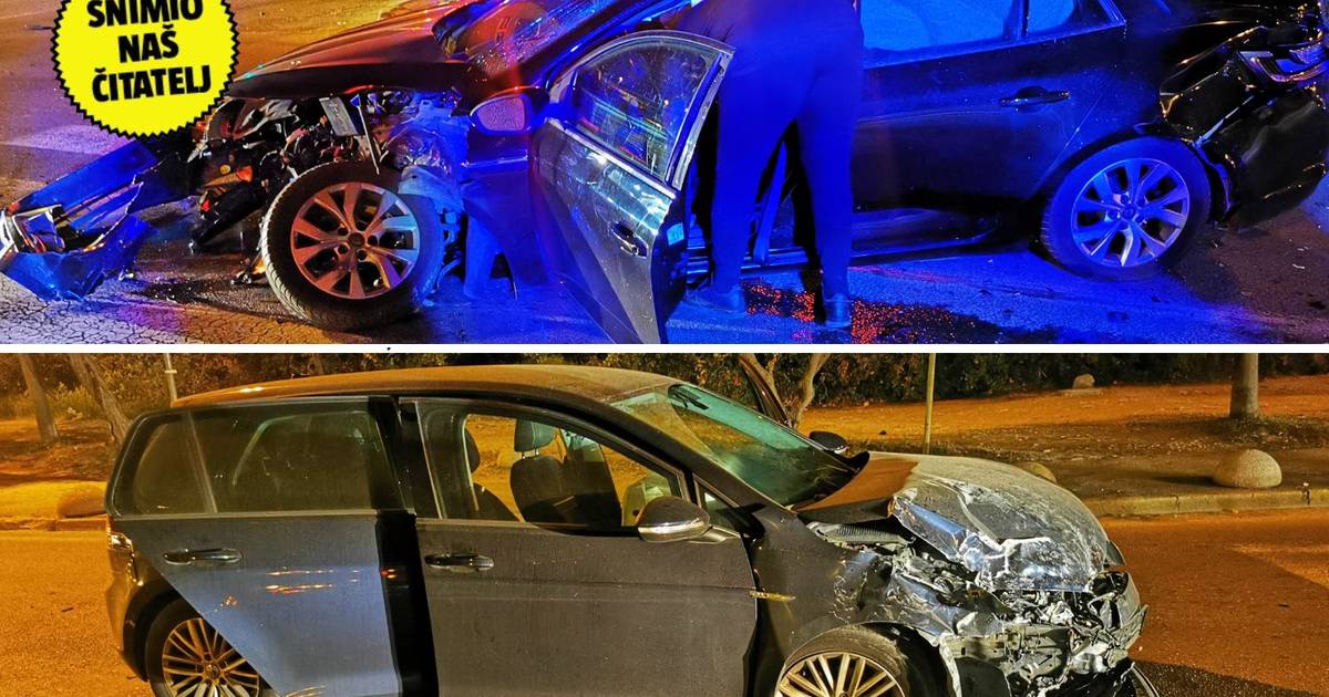 FOTO Noćni krš i lom u Solinu: Dva auta potpuno razbijena! | 24sata