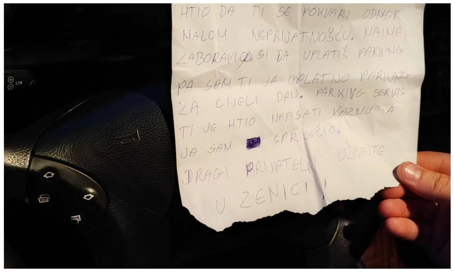 Galerija slika - FOTO Turiste iz Srbije zatekla je neočekivana poruka ...