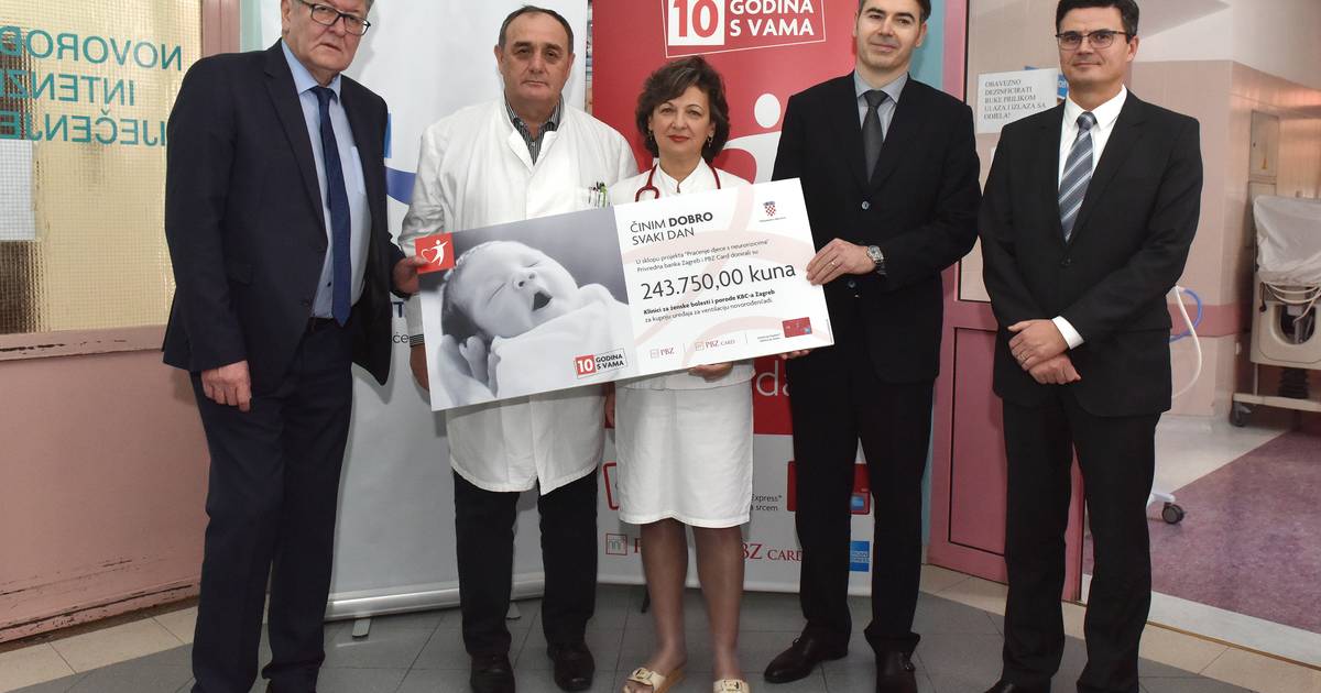 PBZ Grupa donirala 243.750 kuna Klinici za ženske bolesti | 24sata PBZ Grupa donirala 243.750 kuna Klinici za ženske bolesti | 24sata