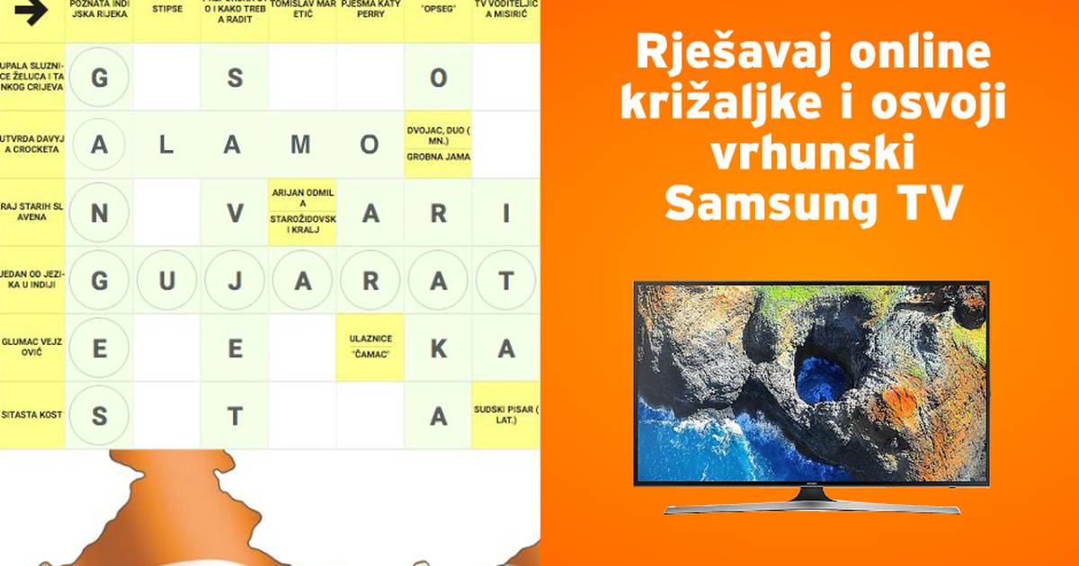 Bildaj sive stanice uz križaljke i osvoji vrhunski Samsung TV! | 24sata Bildaj sive stanice uz križaljke i osvoji vrhunski Samsung TV! | 24sata
