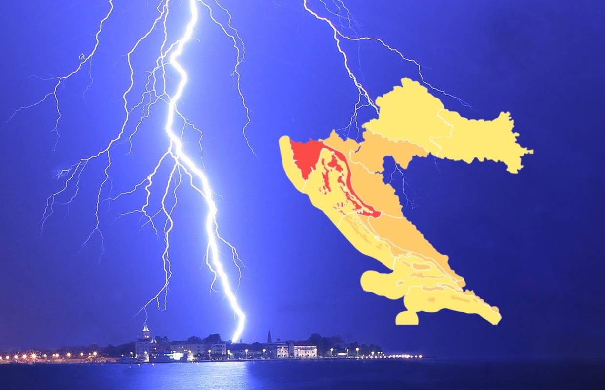 Grom ubio čovjeka kod Kopra, za Istru su izdali crveni alarm | 24sata