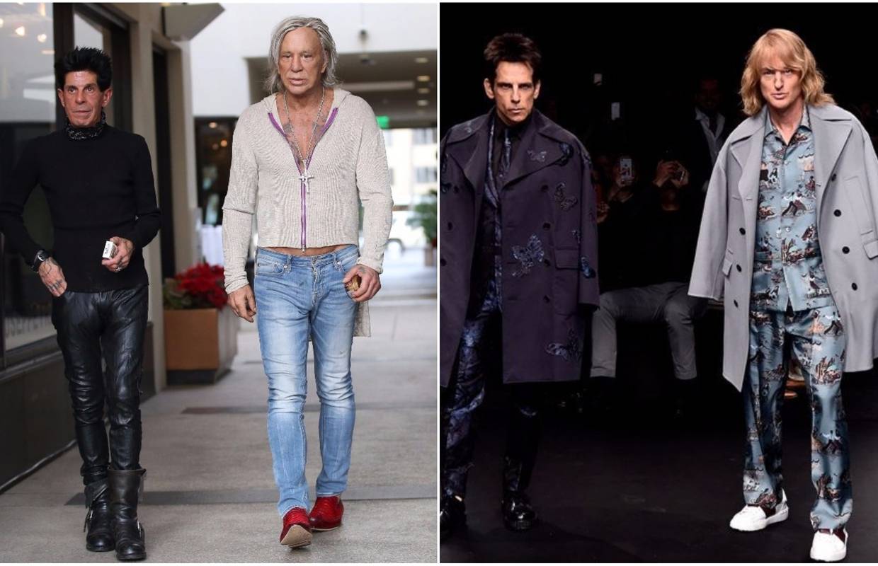 Mickey Rourke i njegov prijatelj frizer kao Zoolander i Hensel | 24sata