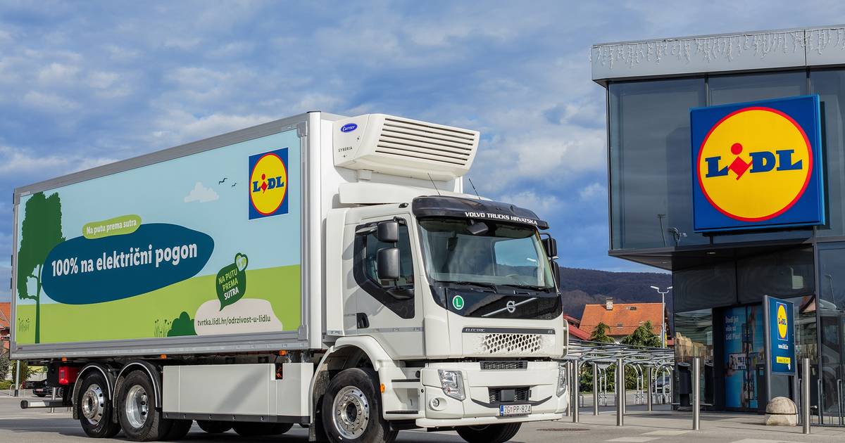 Lidl Hrvatska predstavio prvi potpuno električni kamion | 24sata