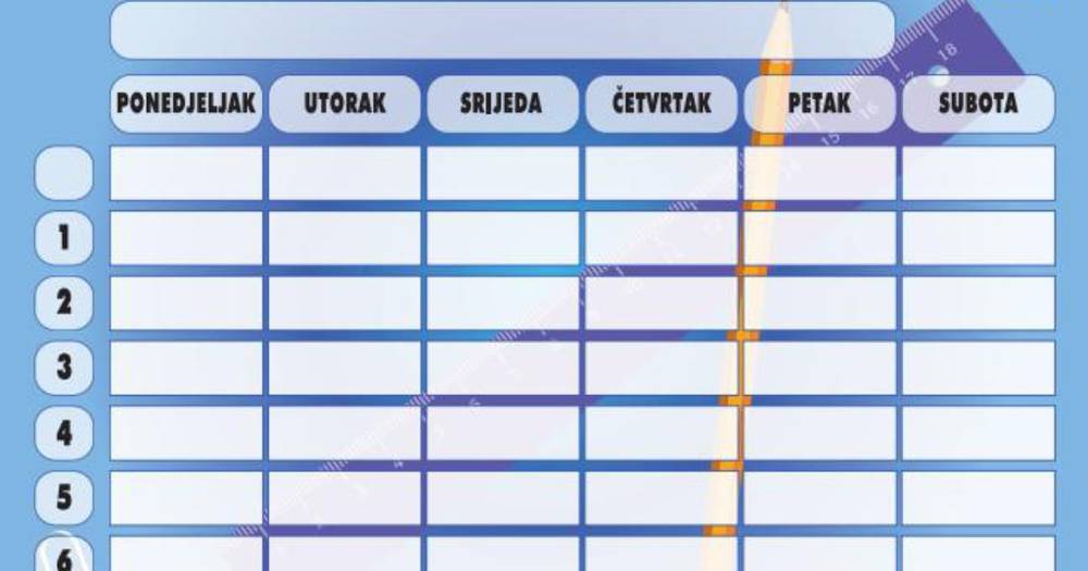 Downloadaj raspored sati za početak nove školske godine | 24sata