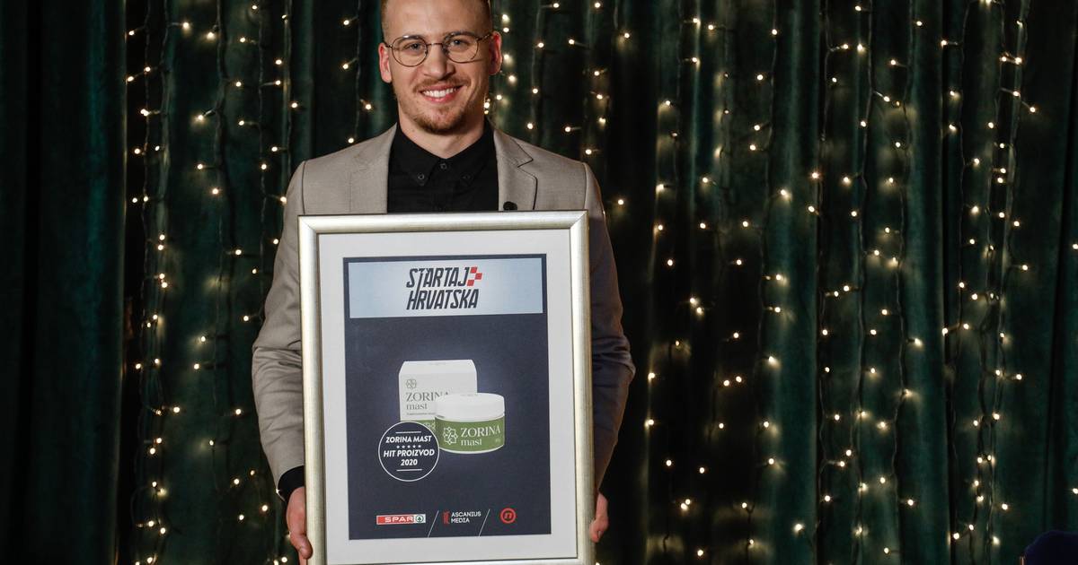 Zorina mast iz Dugopolja je HIT proizvod 2020, a Goran Čipčić pobjednik „Startaj Hrvatska” | 24sata