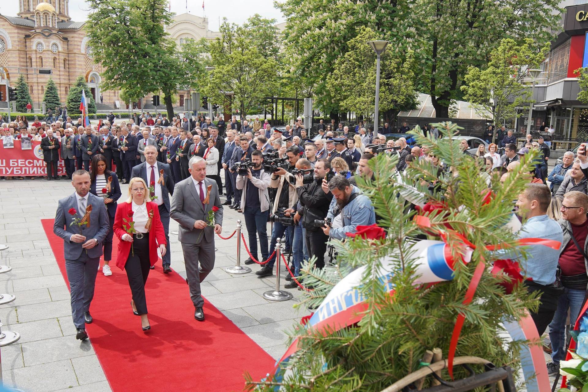 Proslava dana pobjede na fašizmom u Banja Luci: Dodik, Stanivuković i ...