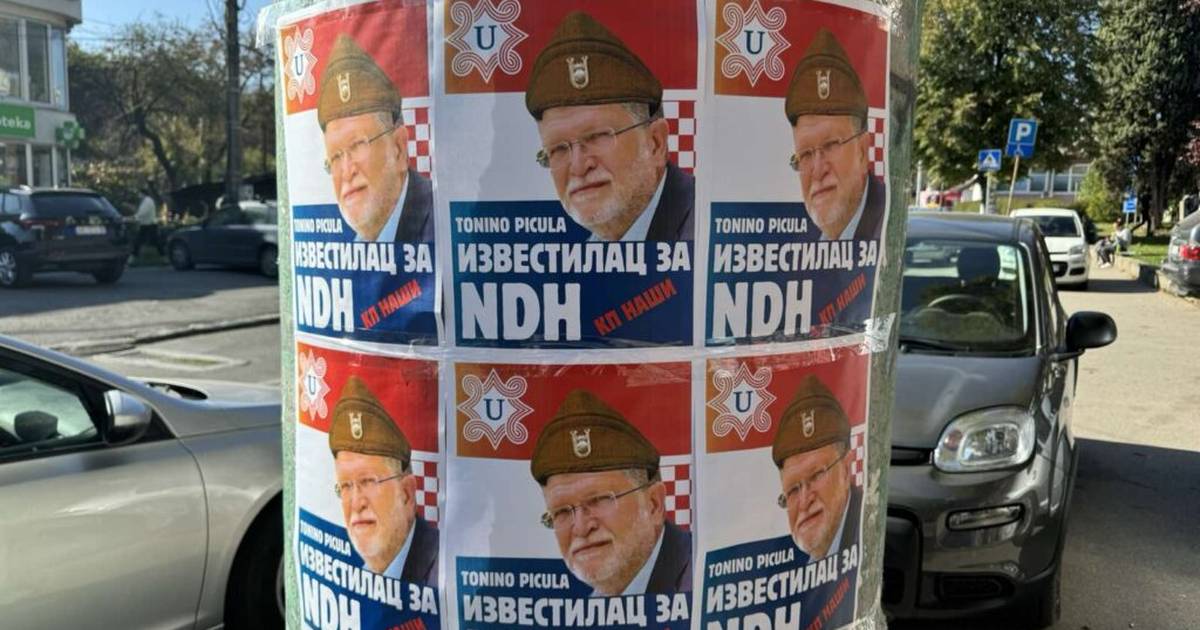 FOTO Sramotno! Plakati Picule s ustaškom kapom diljem Srbije | 24sata