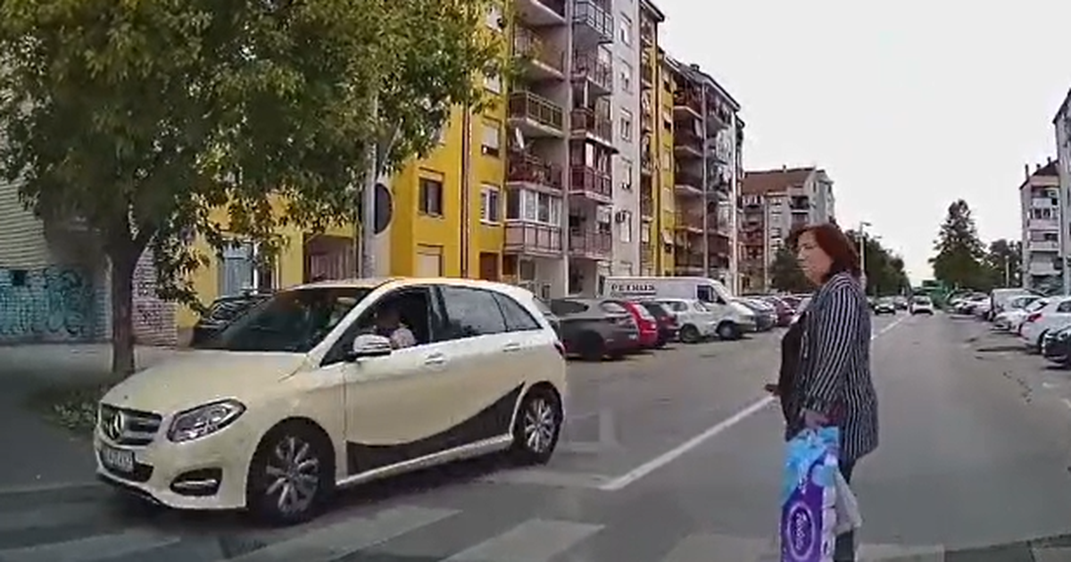 VIDEO Skoro zgazio ženu na zebri, zagrebačka policija našla divljaka ...