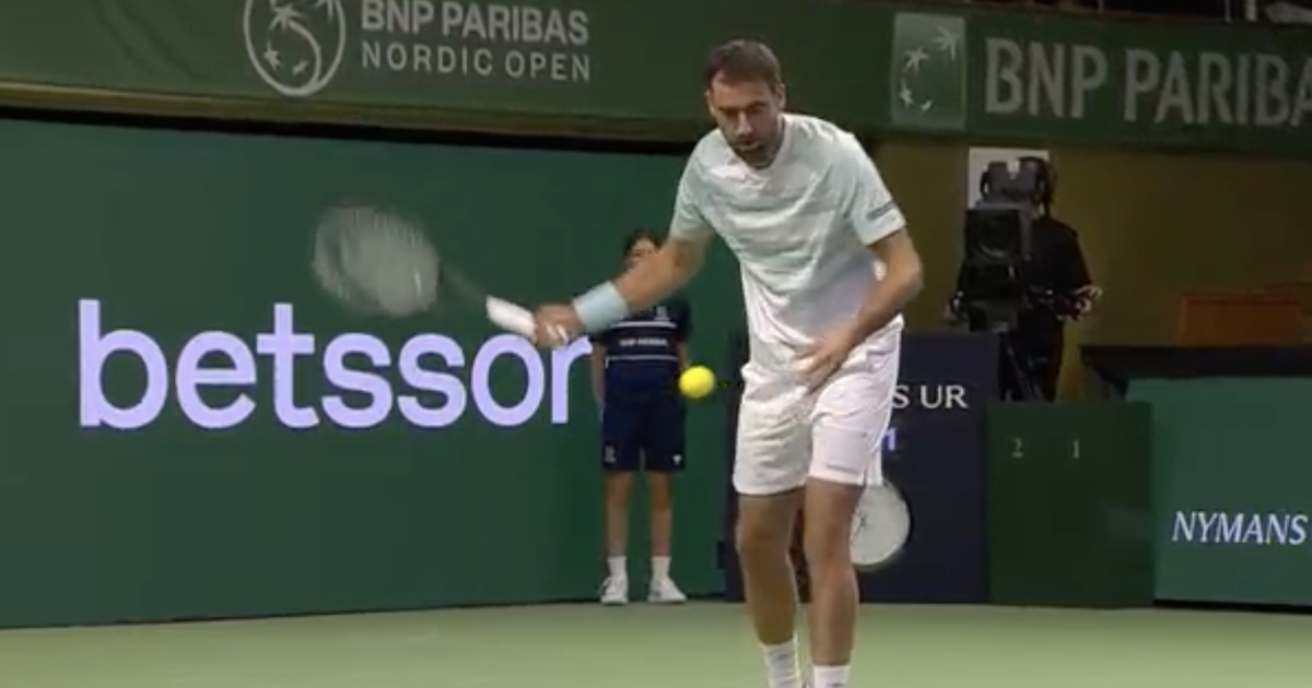 VIDEO Čilić izveo potez koji se ne viđa često. Servisom ispod ruke ...
