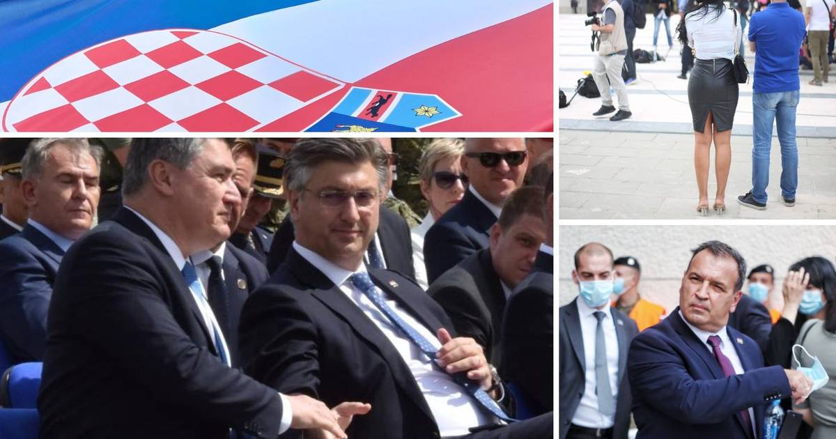 Ovako je bilo na 25. obljetnicu Oluje: Plenki i Zoka se rukuju, Banožić ...