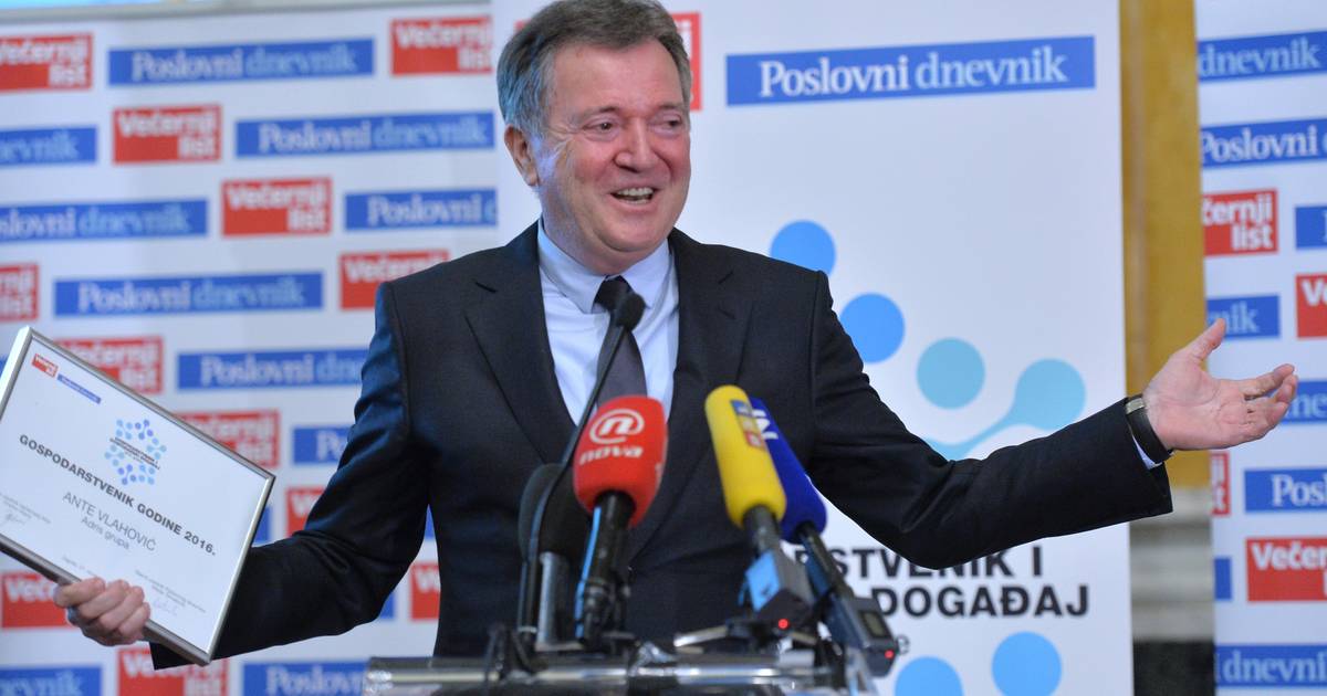 Ante Vlahović, čelnik Adrisa, je gospodarstvenik 2016. godine | 24sata