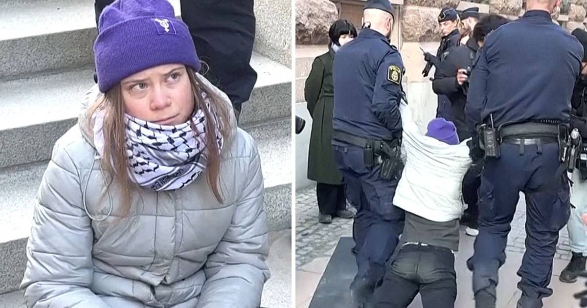 VIDEO Pogledajte kako odvode Gretu Thunberg nakon što je blokirala ulaz ...