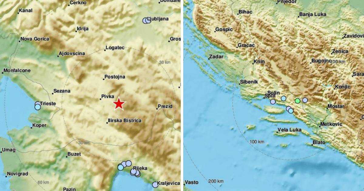 Potres u Sloveniji i Imotskom: Osjetilo se i u Rijeci i Opatiji... | 24sata