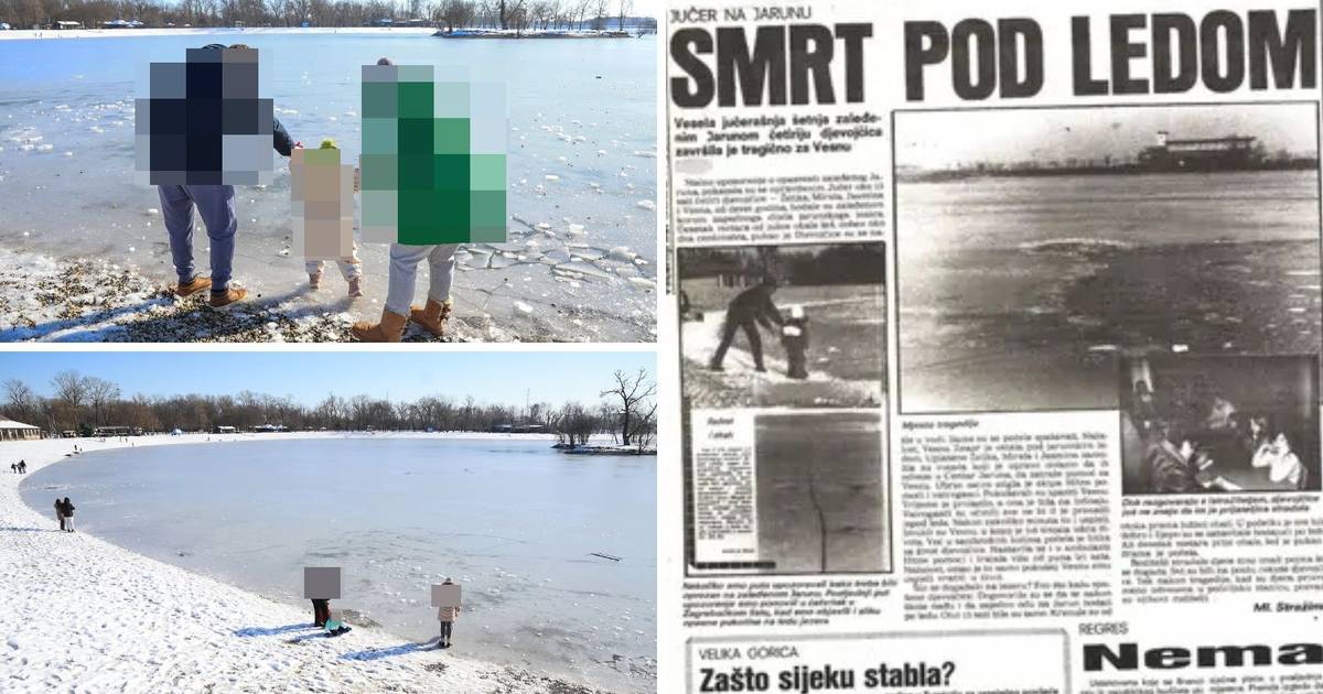 Jeste li vi normalni?! Hodali zaleđenim Jarunom. Sljedeći mjesec je 35 ...