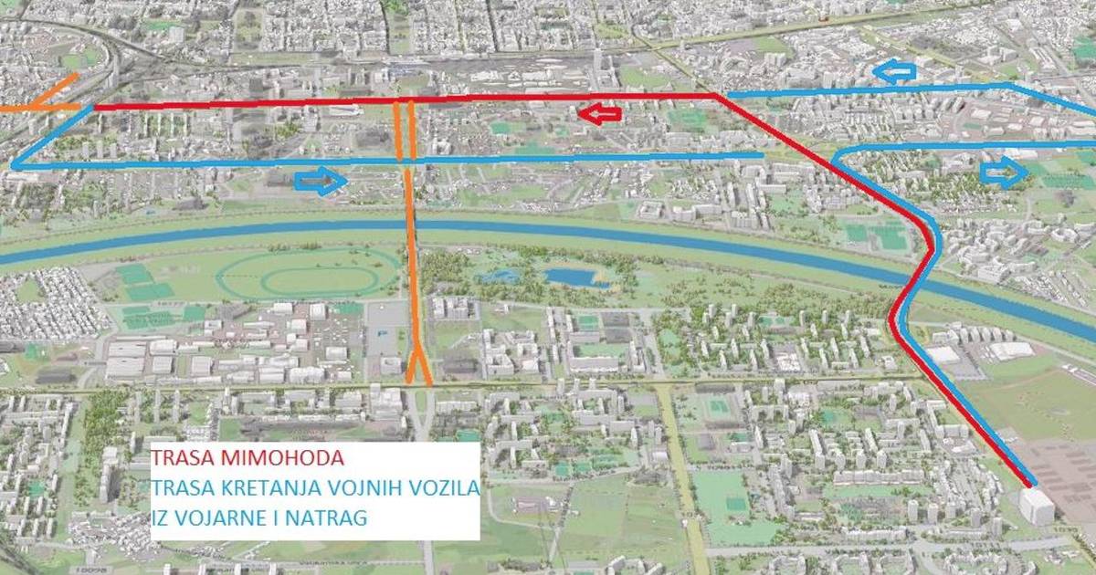 FOTO Sve spremno za veliki vojni mimohod! Evo koje ulice i kad se zatvaraju za promet | 24sata